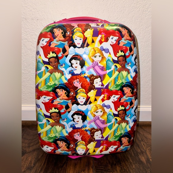 Disney | Other | Bioworld 65 Disney Princess Carryon Luggage Hard Shell ...